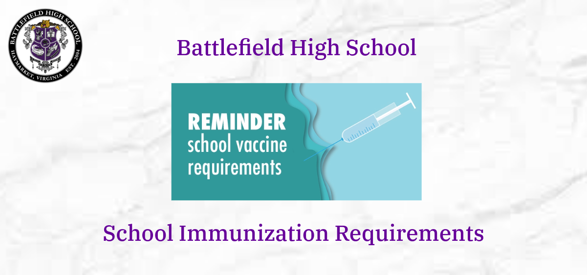 SY 2025-26 Immunization Requirements and Clinic Dates - Battlefield ...